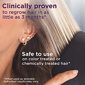 Amazon Basic Care Hair Regrowth Treatment For Women, Minoxidil 5% Topical Aerosol (Foam), 12 Month Supply, Unscented, 2.11 ounce (Pack of 6)