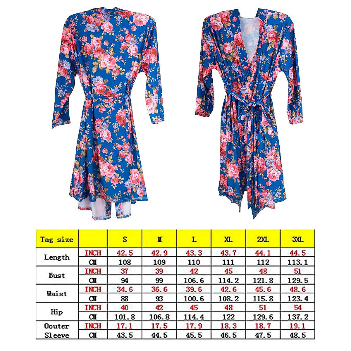 RNOONY Mommy and Me Robe and Swaddle Set M/L Color Black, Maternity Robe and Matching Baby Set, 2 Matching Hospital Outfits Nursery-Swaddling-Blankets for Boys Girls