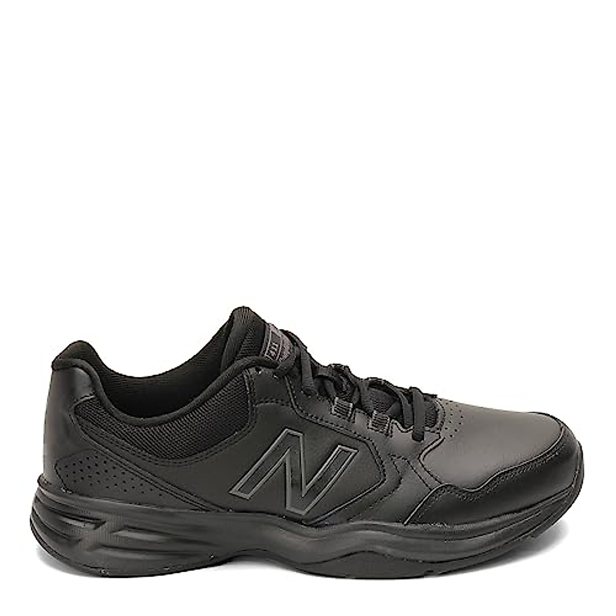 New Balance Men's 411 V1 Training Shoe, Black/Black, 12