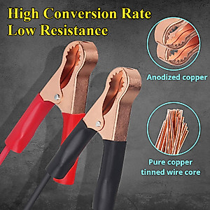 ADPOW 12 Volt Battery Charger 12V 24V 12A Automotive Smart Car Deep Cycle Battery Chargers Maintainer Intelligent Pulse Repair for Boat Marine Truck Lawn Mower with Terminal Clean Brush