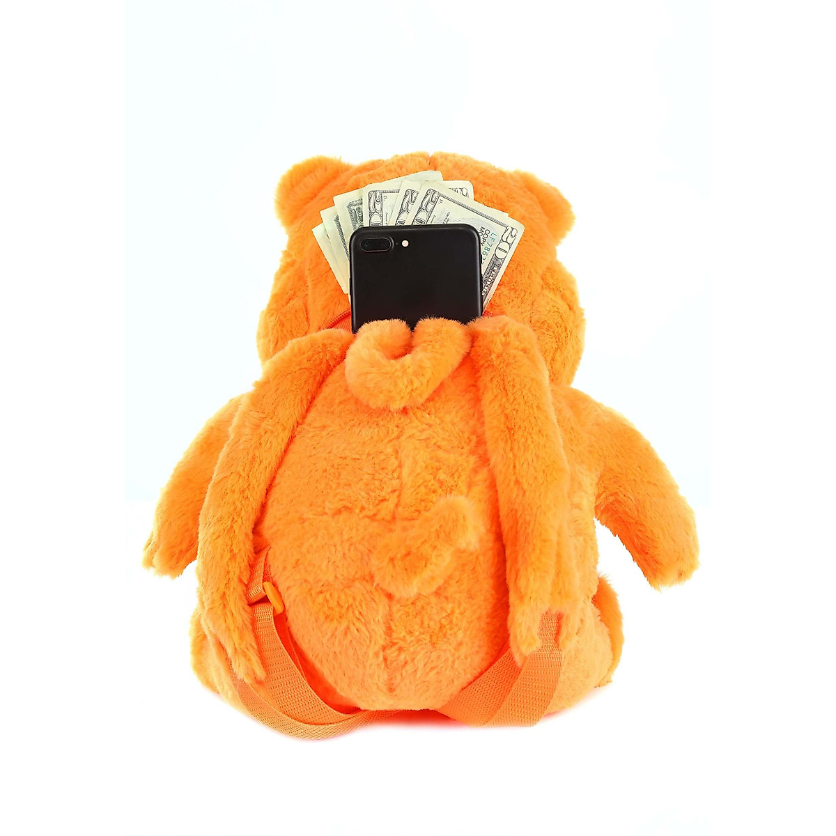 Orange Plush Backpack Hungry Hippos Standard