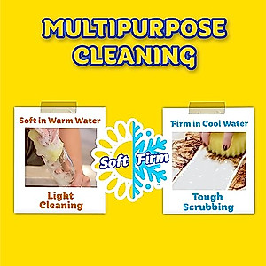 Scrub Daddy Scrub Mommy, Daddy Caddy + Cif All Purpose Cleaner - Scratch-Free, Dual-Sided Kitchen + Bathroom Scrubber + Multipurpose Cleaning Cream - Cleaning Supplies Kit for Multiple Surfaces
