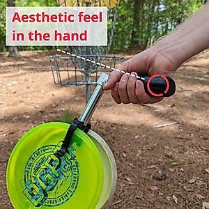 Zuca Disc Golf Cart Grip | Quality Handle Grip for ZUCA Cart | Zuca Cart Accessories | Super Durable Foam Material | Essential Disc Golf Accessories for Men (Black)