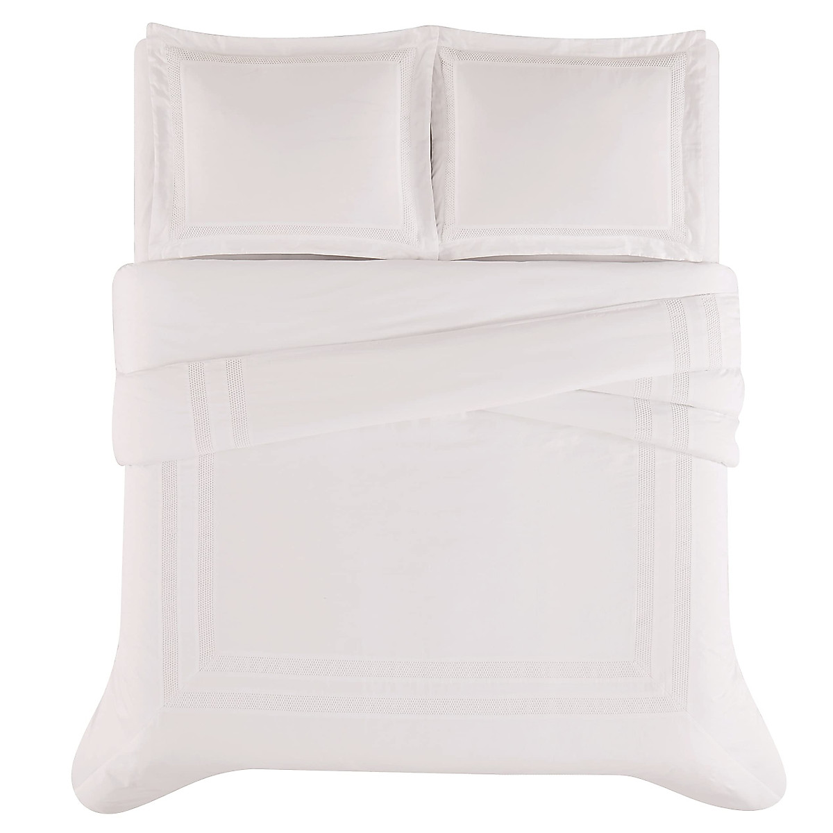 Charisma Bristol Embroidered, Queen, White Duvet