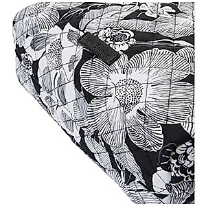 Vera Bradley Women's Cotton Large Cosmetic Makeup Organizer Bag, Bedford Blooms, One Size