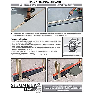 Stegmeier Frontier Deck Drain - White (5 ft. Sections) Total: 40 ft. per Carton