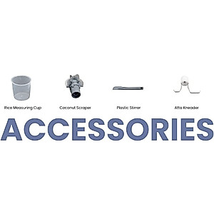 Premier Small Wonder Table Top Wet Grinder 1.5 Liter ,110 volts with coconut scrapper and atta kneader