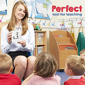 Star Right Education Addition Flash Cards, 0-12 (All Facts, 169 Cards) with 2 Rings - Addition Flashcards