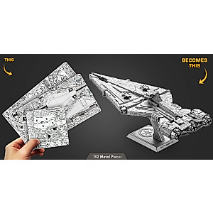 Metal Earth Fascinations Premium Series Star Wars Imperial Light Cruiser 3D Metal Model Kit
