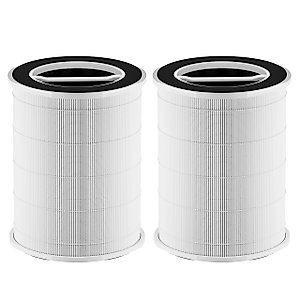 CHAMONNY P200S/G200S Filter Replcement, Compatible with Ganiza G200S/G200 and Welov P200S/P200 Pro Air Purifier, 3-in-1 H13 True HEPA Filter and Pre-Filter, 2 Pack