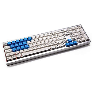 Rubber Gaming Backlit Keycaps Set - for Cherry MX Mechanical Keyboards Compatible OEM Include Key Puller (Sky Blue)
