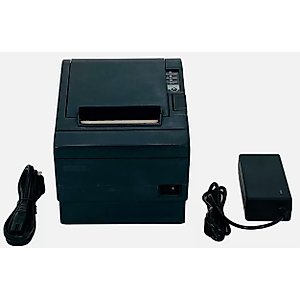 Epson TM-T88IIIP POS Compact Thermal Receipt Printer Serial, Bundle with AC Adapter