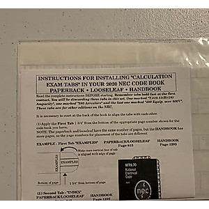 2020 NEC Code Book Tabs by Tom Henry Paperback - 2020