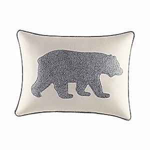 Eddie Bauer - Queen Quilt Set, Cotton Reversible Bedding with Matching Shams, Lightweight Home Decor for All Seasons (Swiftwater Charcoal, Queen)