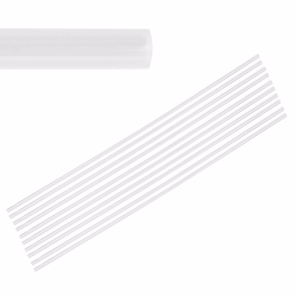 1000MM 10,20x14MM Water Cooling Tube, PETG Colorful Acrylic Water Cooled Pipe Fitting for Computer Color & Quantity Optional Transparent 10pcs