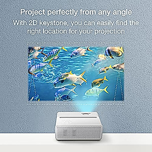 EZCast Beam H3, 2023 Upgraded Mini Projector, 10600 Lumens, Multimedia Home Theater Video Projector, Native 1080P, Compatible with HDMI, USB, Laptop, Tablet, iOS & Android Phone, Xbox, PS5, TV Stick
