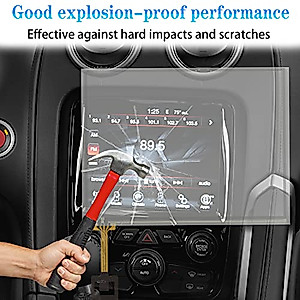 Touch Screen Glass Digitizer 8.4 Inches, Replacement for Chrysler & Dodge 2011-2020 Journey, 2011-2014 Charger & 300, Upgraded RB5 RE2 Radio