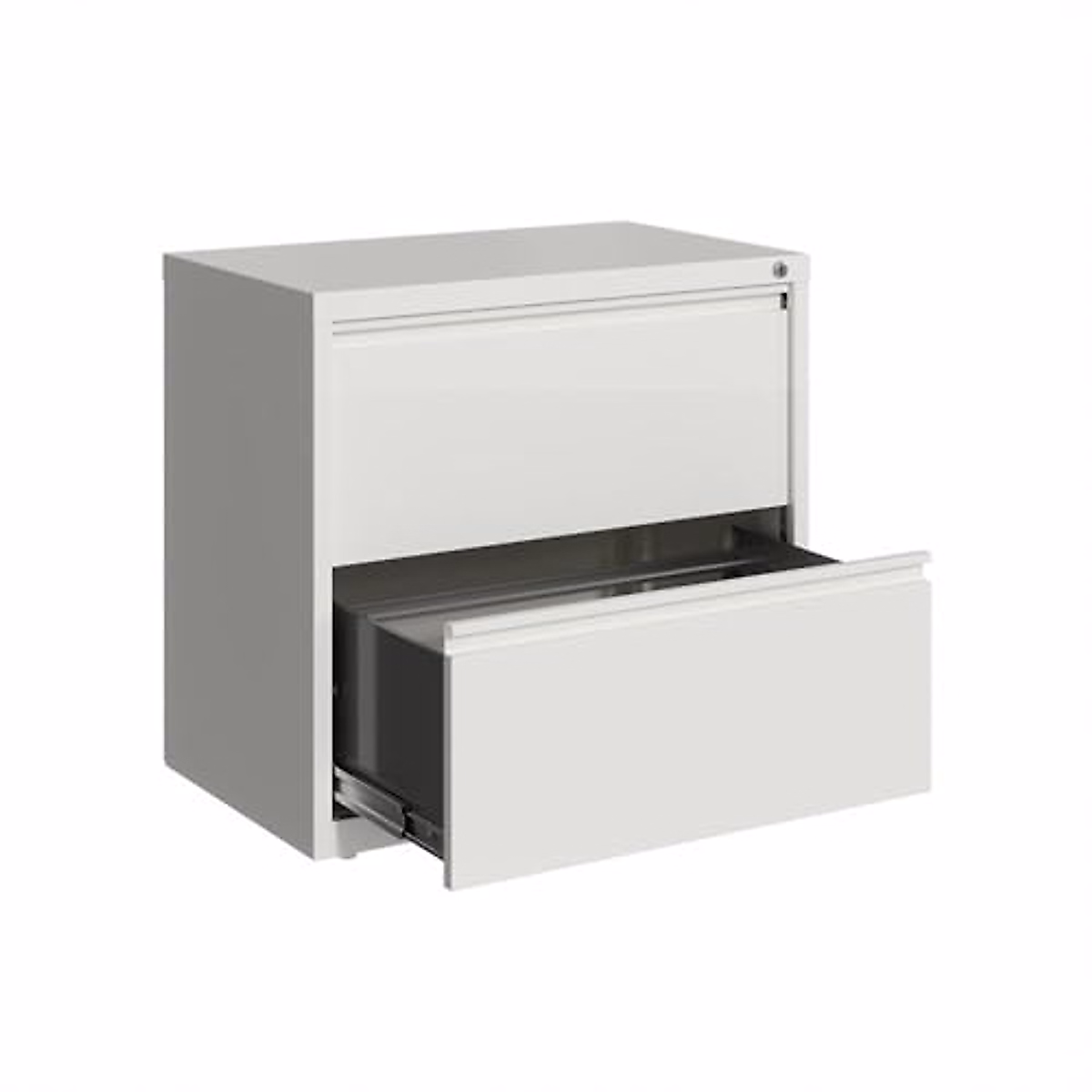 Hirsh 30-in Wide HL10000 Series 2 Drawer Metal Lateral File Cabinet White