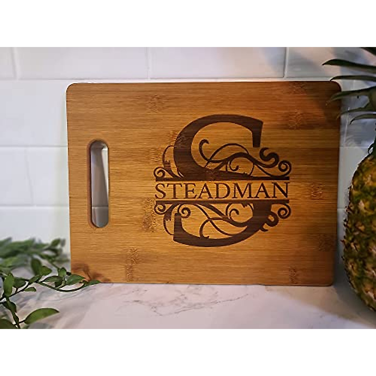 Personalized Bamboo Cutting Board (Horizontal)