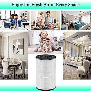 AP-T40FL Replacement Filter,Compatible with Homedics Air Purifier AP-T40, AP-T40WT, AP-T45-BK and AP-T45-WT,Total Clean 3-in-1 H13 True HEPA Replacement Filter 1Pack,Costco Model 1461901