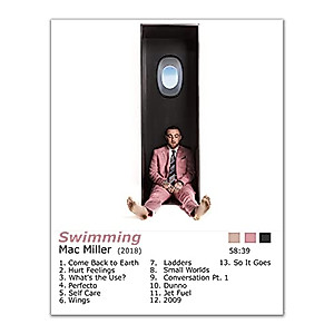 Blue River Mac Miller Posters Wall Art Decor Prints Photos Pics - Set Of 3 (11x14) Inch