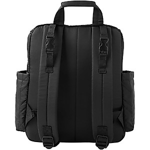 Skip Hop Diaper Bag Backpack: Forma, Multi-Function Baby Travel Bag with Changing Pad & Stroller Attachment, Jet Black
