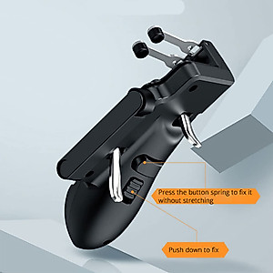 Claw PUBG Controller for iPad/Tablet, H11 Six Finger Game Joystick Handle Trigger Aim Button Trigger, L1R1 L2R2 Shooter Gamepad, Plug and Play Gaming Controller for PUBG/Knives Out/Call of Duty