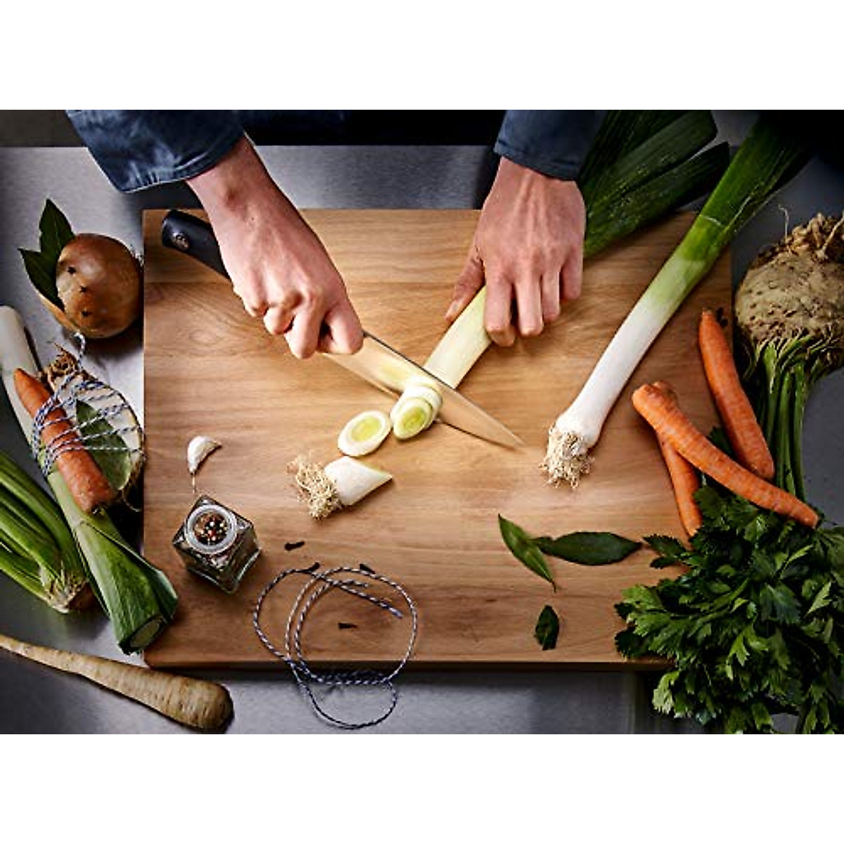 Wusthof Grand Prix II 2 Piece Carving Set, One size, Black