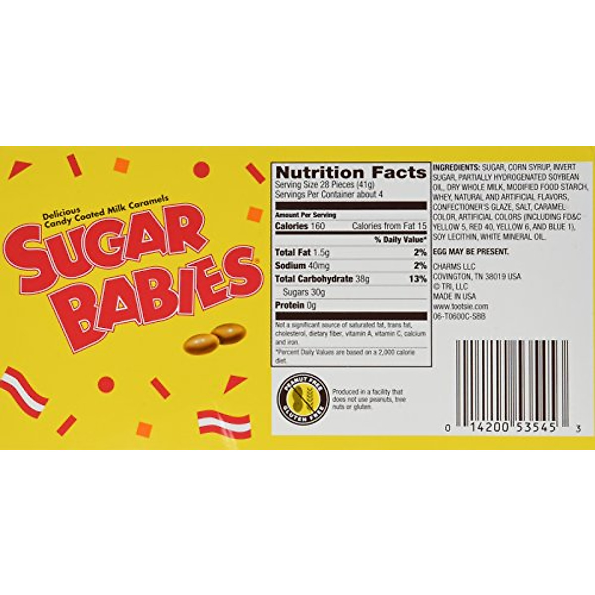 Pack of 2 - Sugar Babies Milk Caramels Candy(6 Oz) Boxes