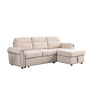 Lilola Home Ashton Sectional, Beige