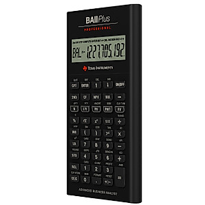 Texas Instruments BA II Plus Professional Financial Calculator Silver 9.8 Inch