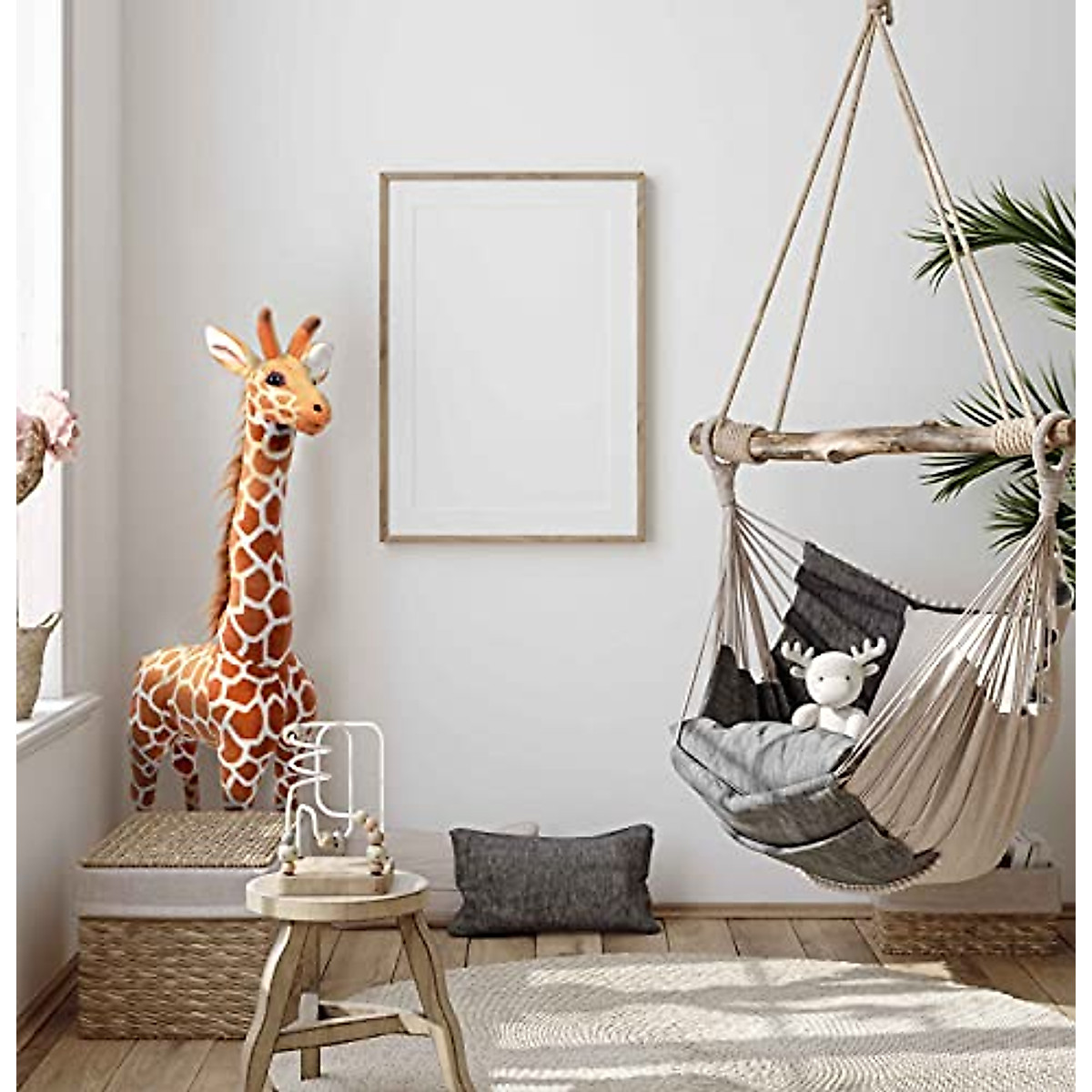 Linzy Toys Jared The Giraffe, 50'' (127 cm) Standing High, Real Life Stuffed Animals Plush Giraffe, Peluche Jirafa