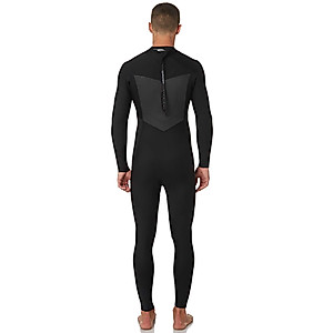 Rip Curl Men's Dawn Patrol 3/2mm Back Zip Full Wetsuit - Black - M