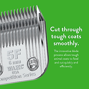 Wahl Professional Animal Competition Series Detachable Blade - 15/64-Inch Cut Length, 5F Full Coarse (2372-100)
