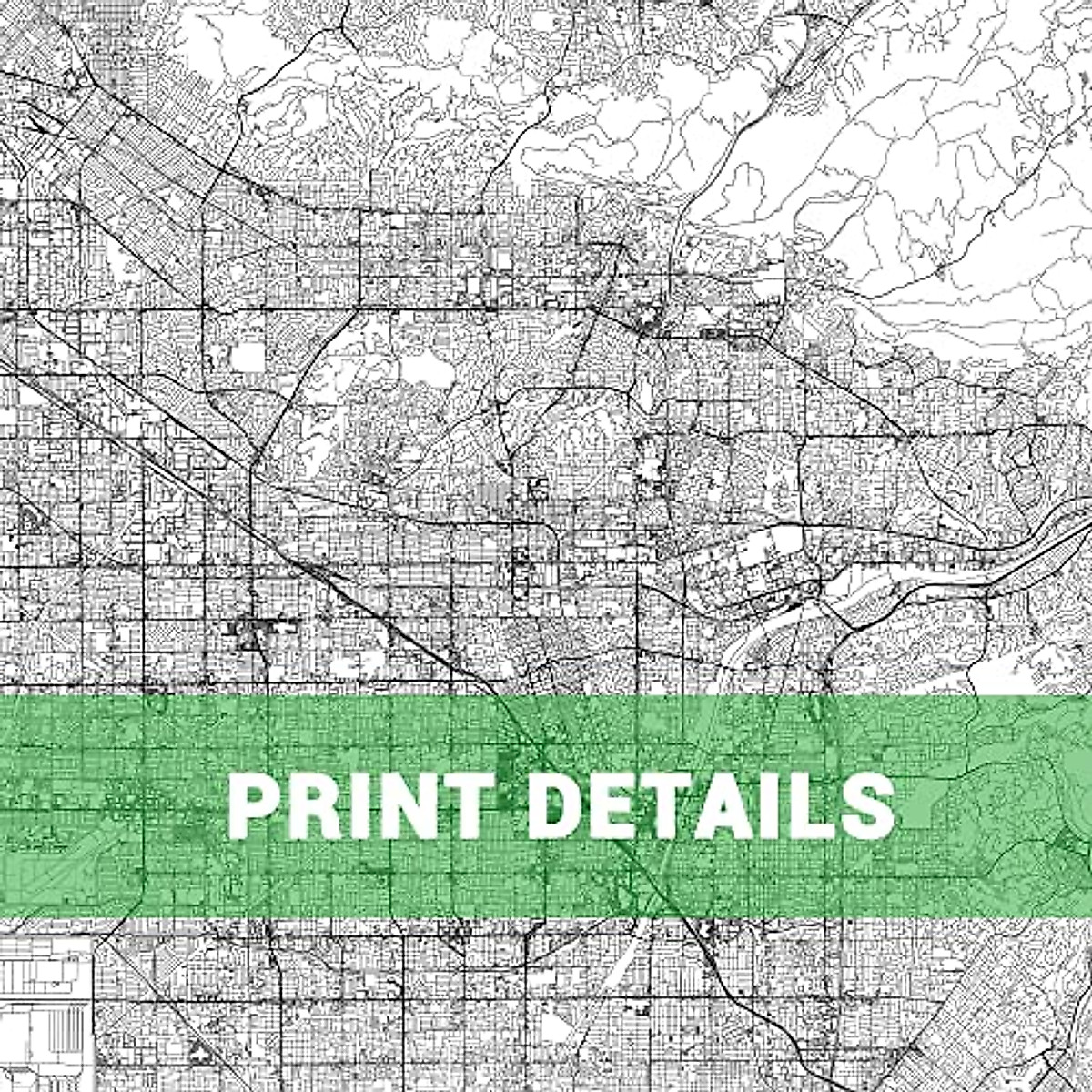 Dear Mapper Anaheim United States View Abstract Road Modern Map Art Minimalist Painting Black and White Canvas Line Art Print Poster Art Line Paintings Home Decor (Set of 3 Unframed) (16x24inch)