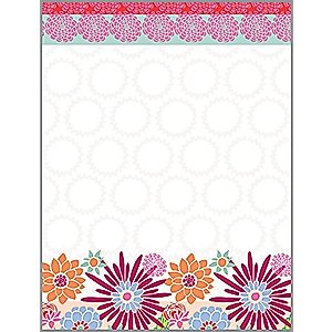 Blooming Color Desk Note Refill, Memo Sheets 180 Note Papers, 3.25 x 4.25" Notes, Stationery, Desk Accessory, Fits Acrylic Note Holder