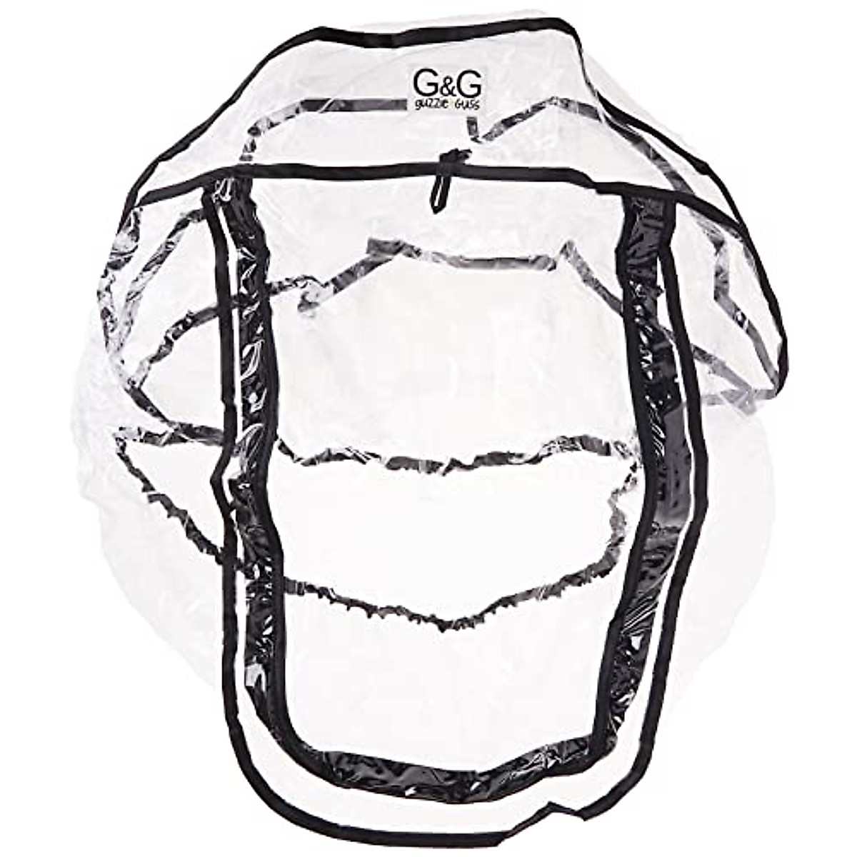 guzzie+Guss 3-in-1 Rain Cover, Fits Most Bassinets, Car Seats, and Pod Style Stroller Seats, Raincover Features Quick-Access Zipper Door and Side Ventilation