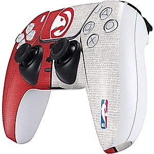 Skinit Decal Gaming Skin Compatible with PS5 Controller - Officially Licensed NBA Atlanta Hawks Canvas Design
