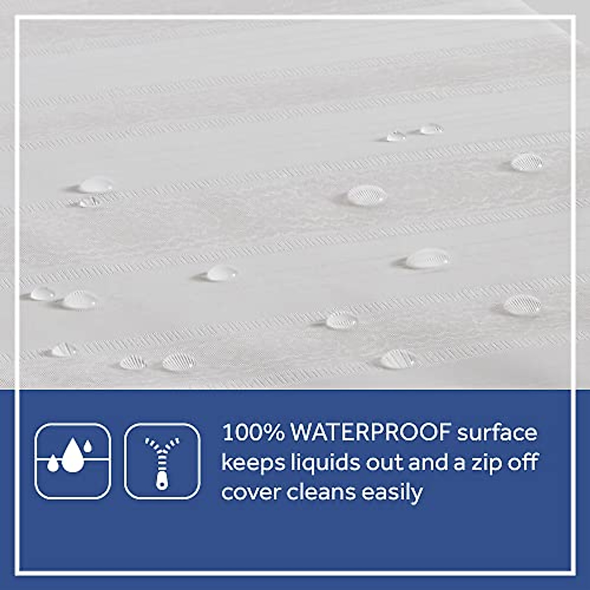 Sealy Butterfly 2-Stage Waterproof Baby Crib & Toddler Mattress - CERTIPUR-US Certified Foam - Made in USA, 52"x28"