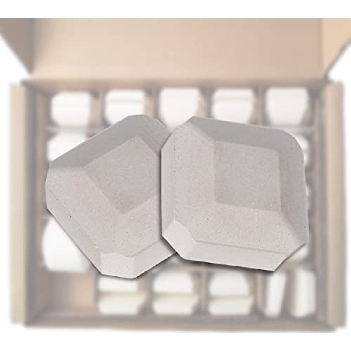 GasSaf Ceramic Briquettes Replacement for Lynx L27, L30, CS30 Gas Grill, Set of 50 PCS briquettes