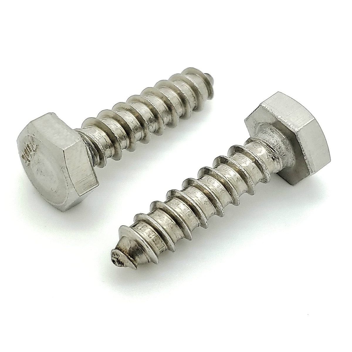 25 Qty 1/4" x 1" 304 Stainless Steel Hex Lag Bolt Screws (BCP1173)