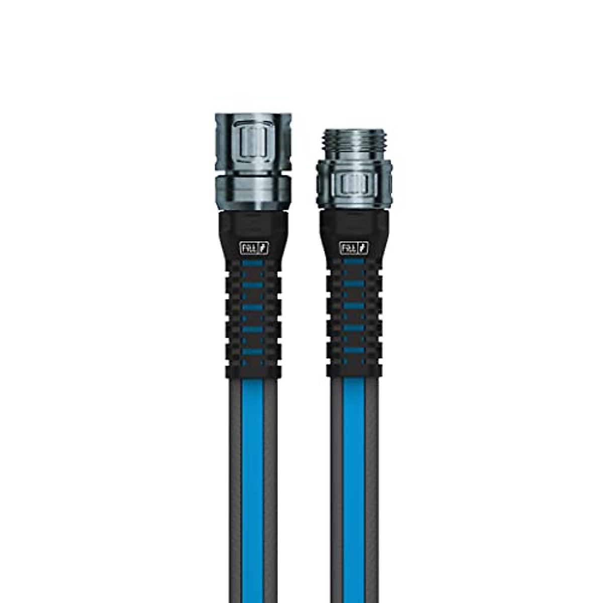 FITT Force Pro Water Hose, 5/8" 50 ft Heavy-Duty Commercial Grade Garden Hose, Blue