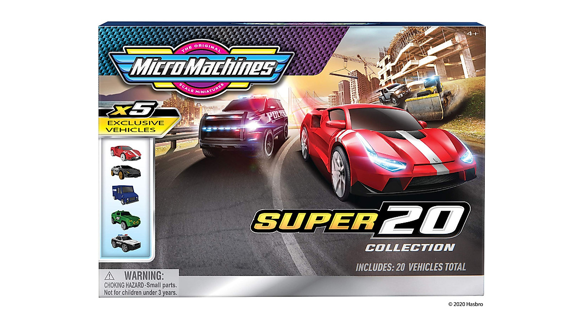 Micro Machines Super 20 Pack - Thrilling Toy Car Collection