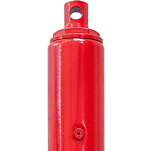 BIG RED T30808 Torin Hydraulic Long Ram Jack with Double Piston Pump and Clevis Base (Fits: Garage/Shop Cranes, Engine Hoists, and More): 8 Ton (16,000 lb) Capacity, Red
