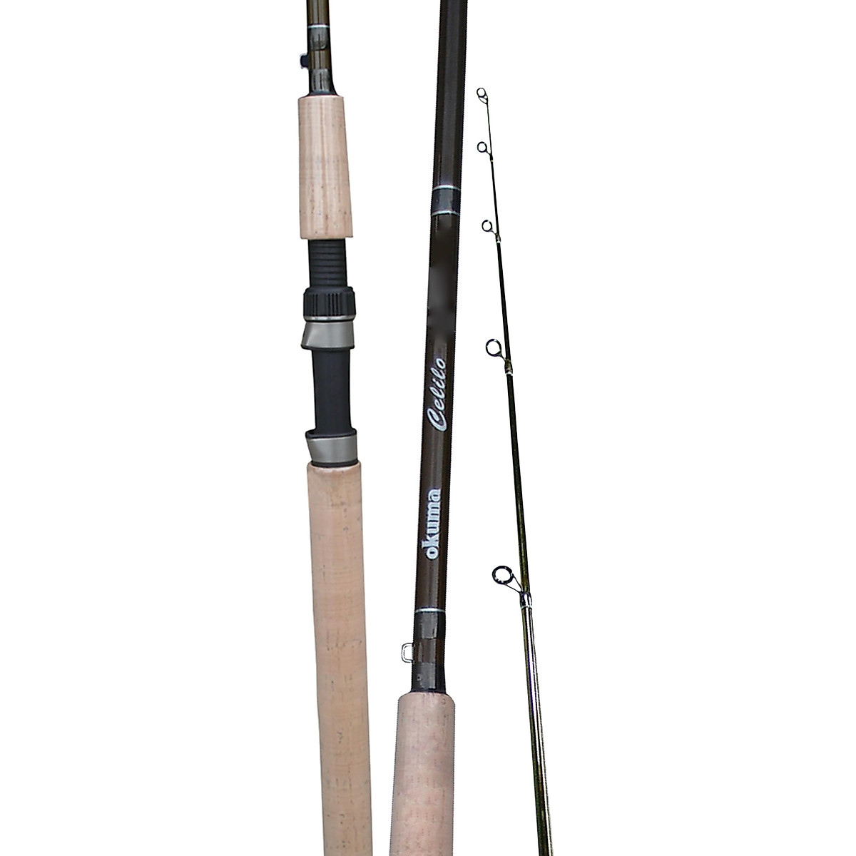 Okuma Celilo Graphite Salmon/Steelhead Spinning Rods, CE-S-962MLa, Green, 9-Feet 6-Inch, Medium Light