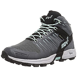 Inov-8 Women's Roclite G 345 GTX. Hiking Boot, Grey/Mint, 8