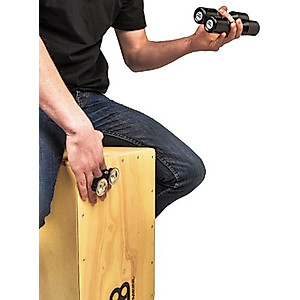 Meinl Percussion FJS1S-BK Steel Finger Jingles