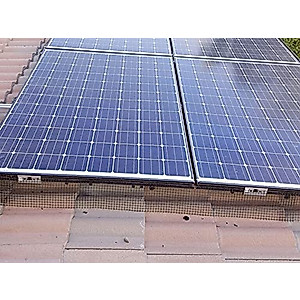 MAPORCH 30PCS Solar Panel Guard Clips, Critter Guard Fastener Clips for Attaching Galvanized Welded Wire Mesh to Solar Panels, Premium Aluminum Fastener Clips Firmly Hold Critter Mesh Securing Needs