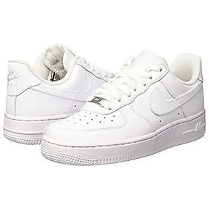 Nike Women's Air Force 1 '07 (11.5, White (White/White))