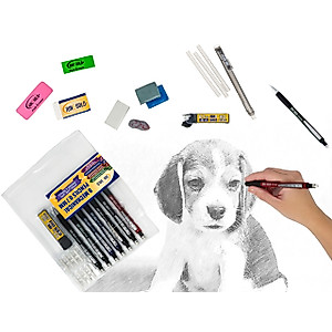 June Gold 440 Pieces, 0.7 mm HB #2 Lead Refills, 110 Pieces Per Tube, Medium Thickness, Break Resistant Lead/Graphite (Pack of 4 Dispensers)